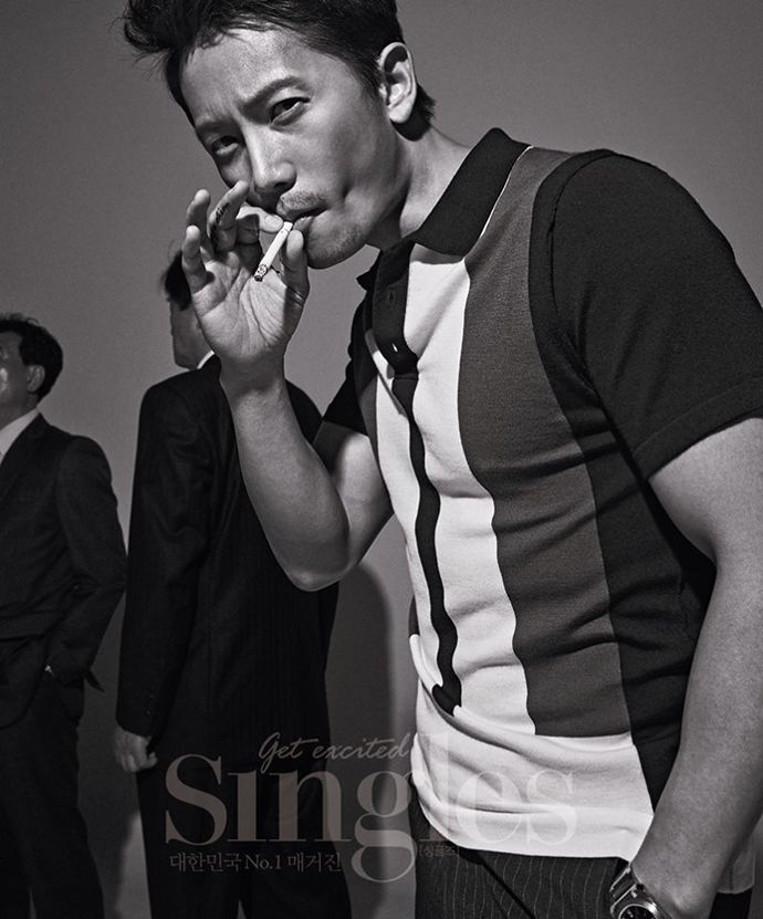 Ji Sung Is A Romantic Noir Hero In Singles July 2014 Issue Couch Kimchi